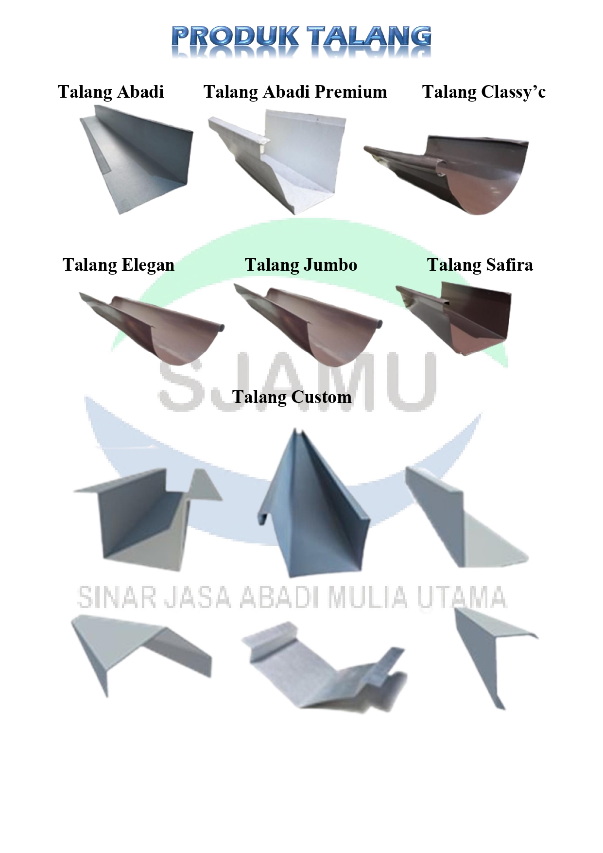 Produk SJA Talang Metal – SJA Talang Metal